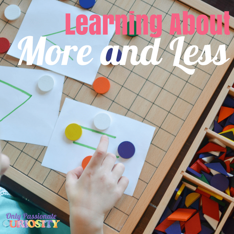 Teaching Greater Than, Less Than - Only Passionate Curiosity