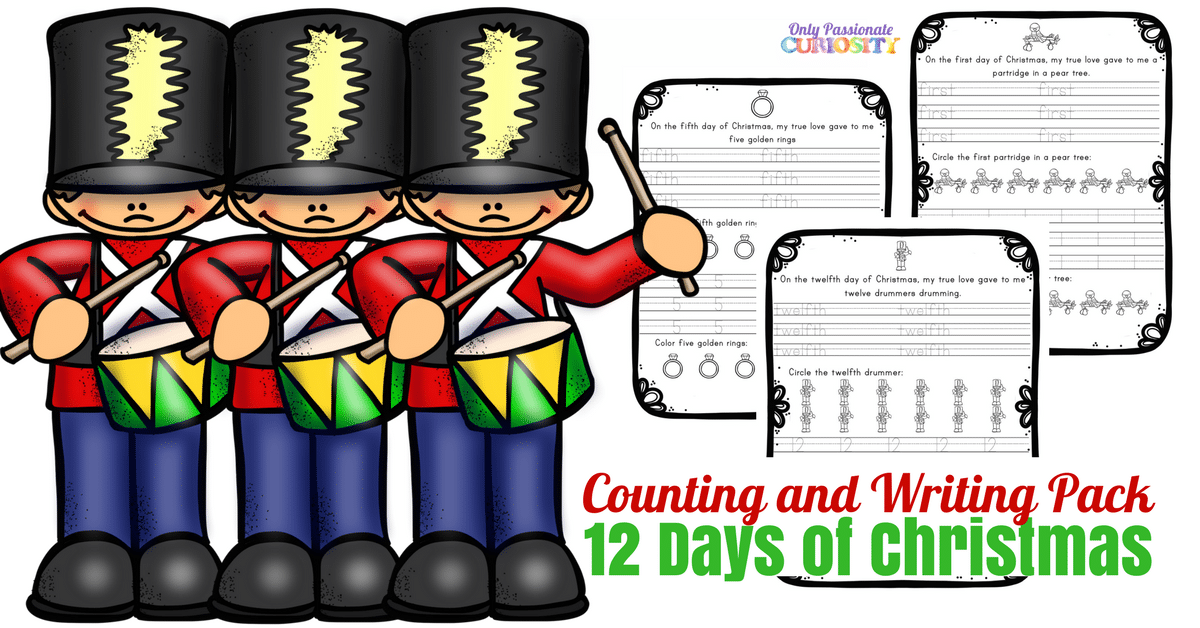 12 Days of Christmas: Ordinal Numbers - Only Passionate Curiosity