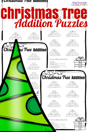 Christmas Tree Addition Puzzles - Only Passionate Curiosity