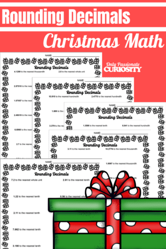 Christmas Math - Rounding Decimals - Only Passionate Curiosity