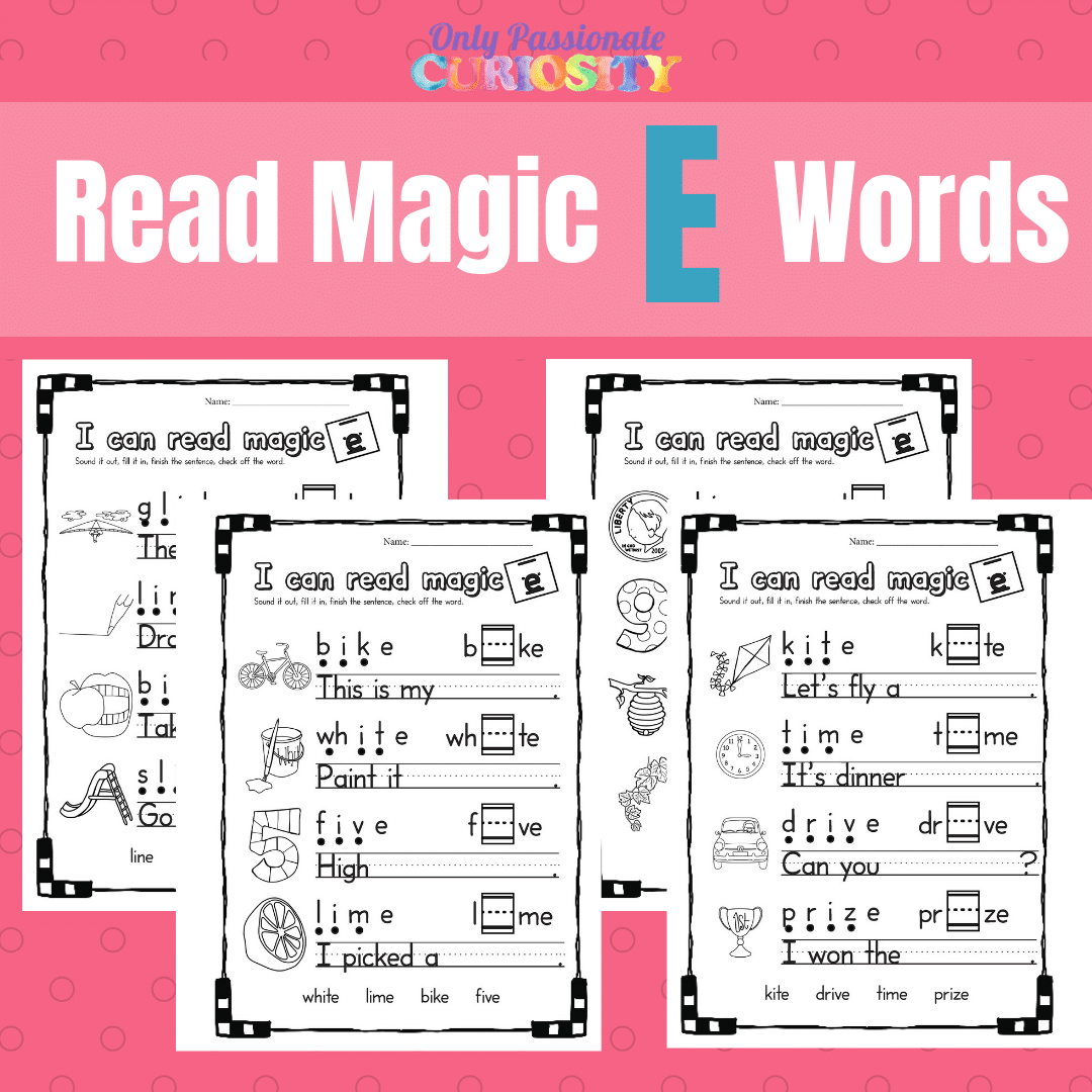 Printable Magic E Long I Sound Worksheets Only Passionate Curiosity Printable Magic E Long I Sound Worksheets Only Passionate Curiosity