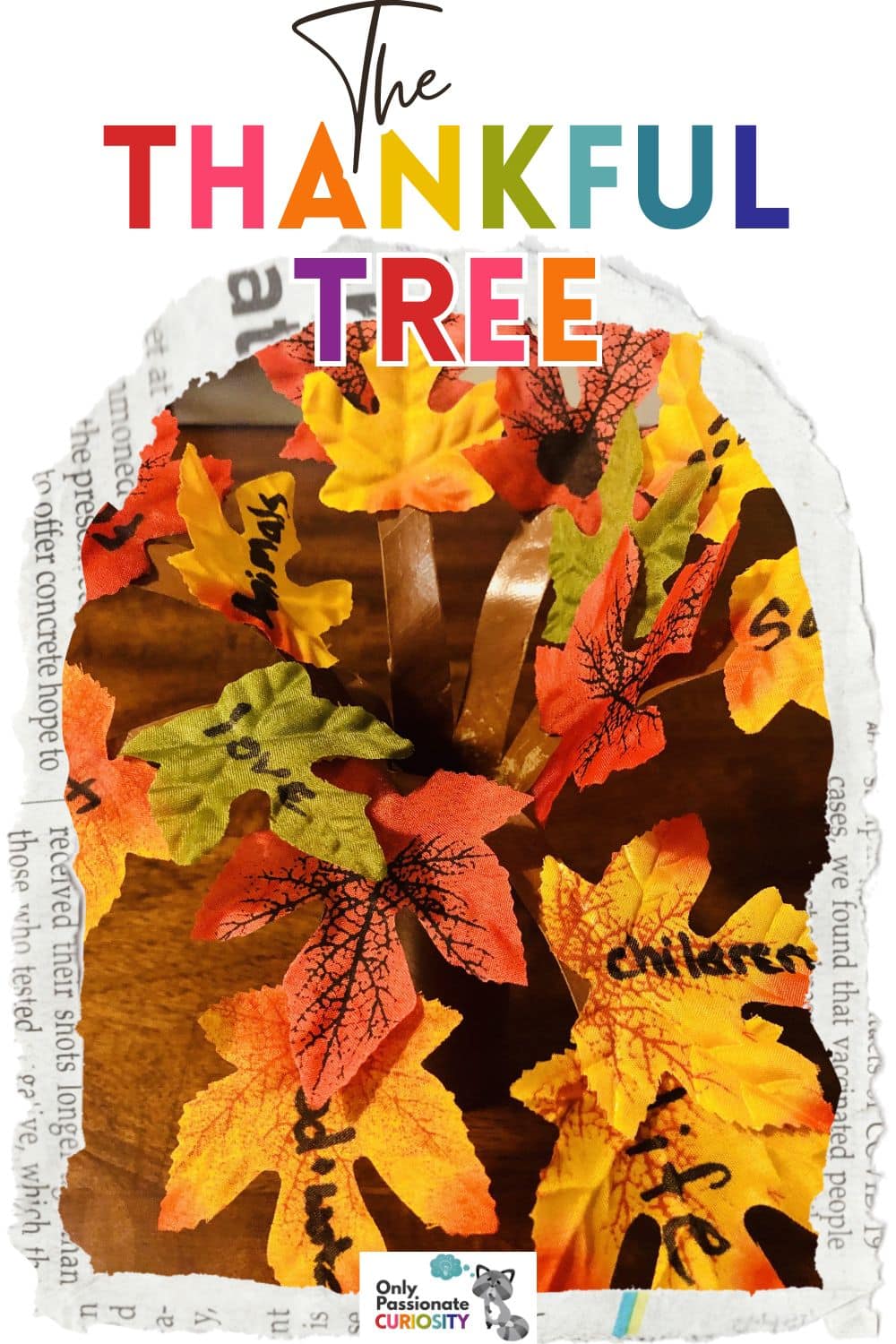 The Thankful Tree - Only Passionate Curiosity