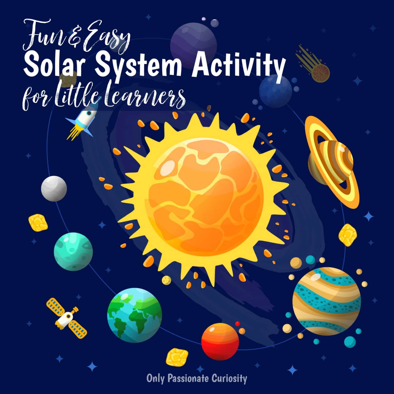 A Fun & Easy Solar System Activity for Little Learners! - Only ...
