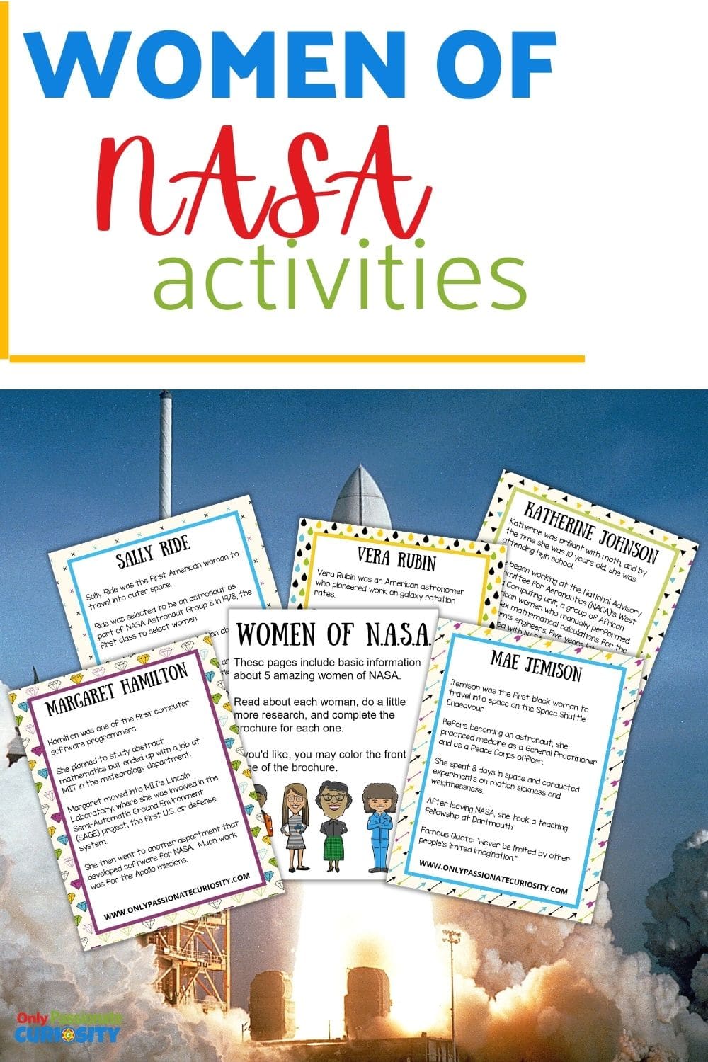 Women of NASA Activities - Only Passionate Curiosity