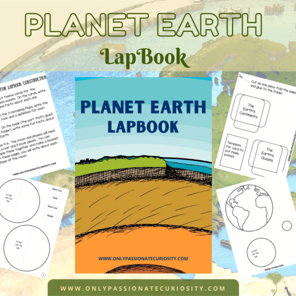 Planet Earth Lapbook - Only Passionate Curiosity
