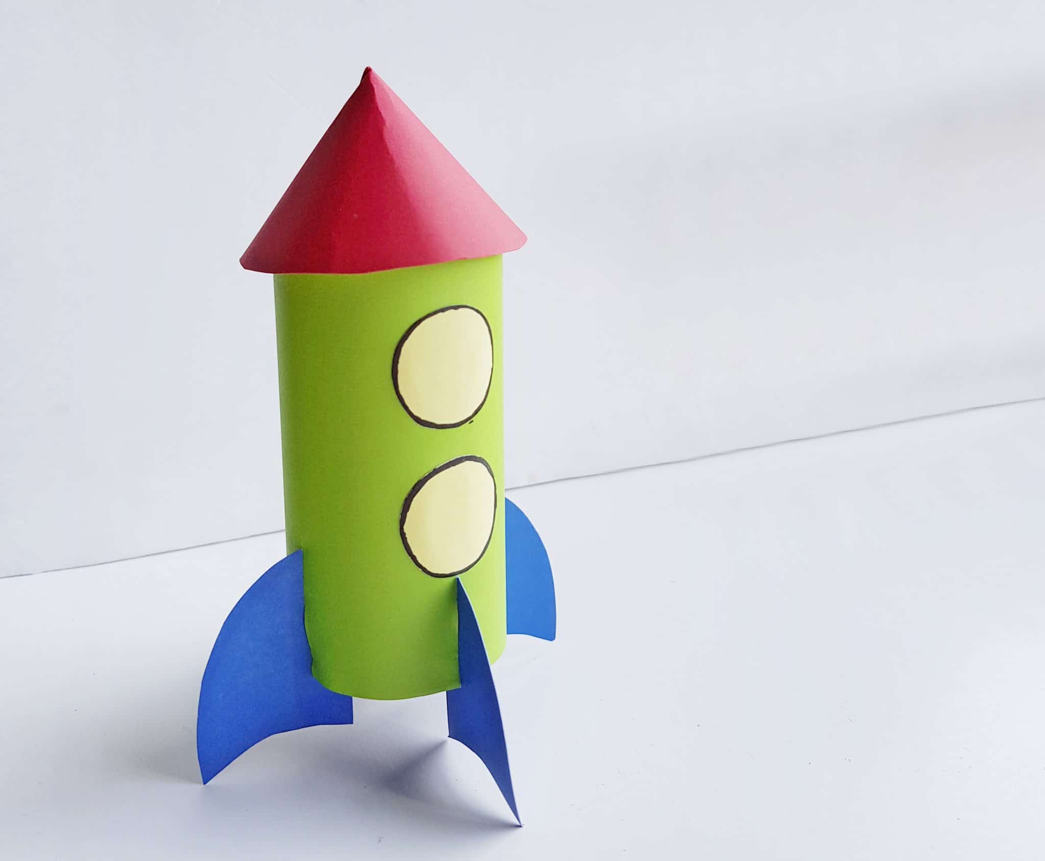 Toilet Paper Tube Rocket Craft - Only Passionate Curiosity