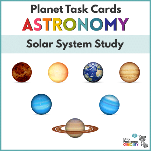 Planet Task Cards Solar System Studies! - Only Passionate Curiosity
