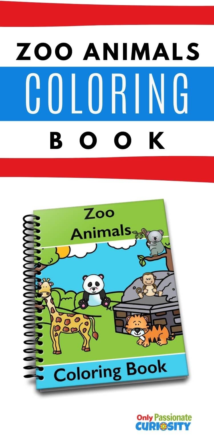 Zoo Animals Coloring Book - Only Passionate Curiosity