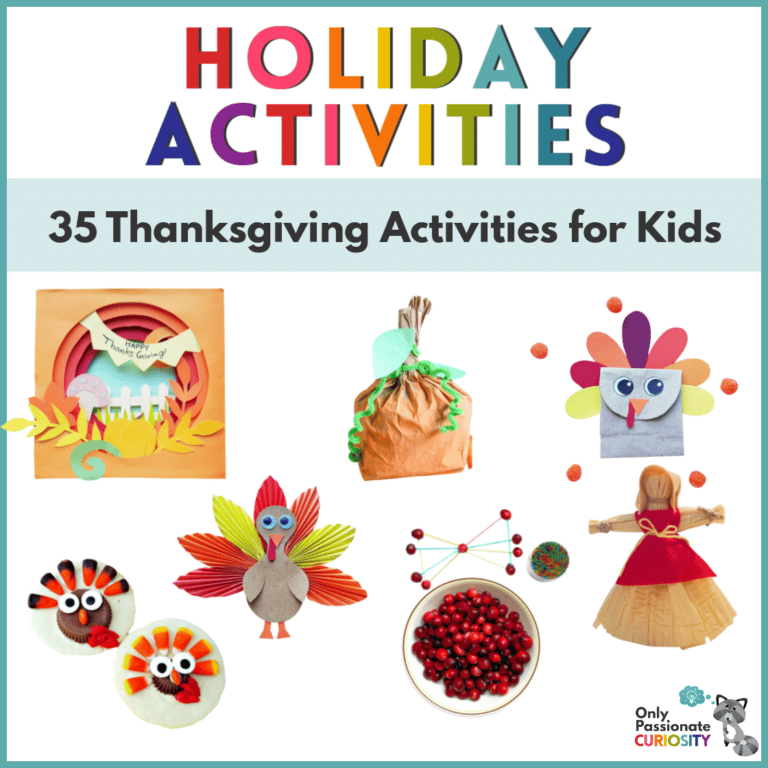 35 Thanksgiving Activities to Use in Your Homeschool - Only Passionate ...