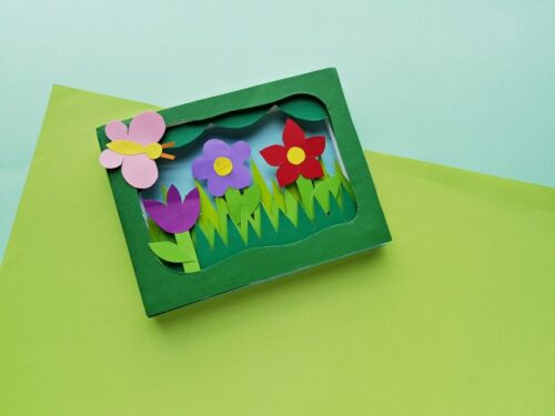 Fun 3D Garden Paper Craft for Kids