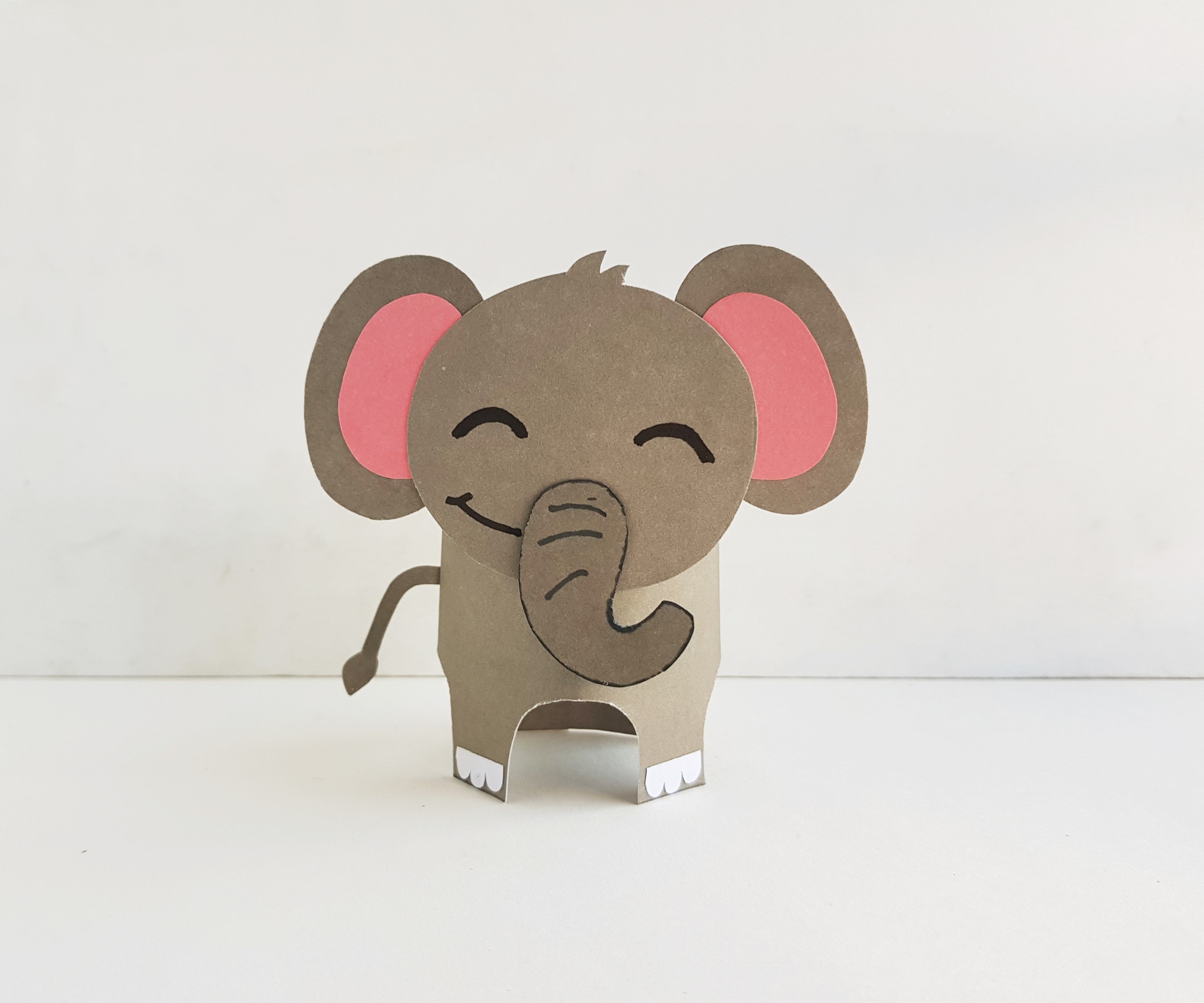 Easy and Cute Elephant Craft with Fun Facts