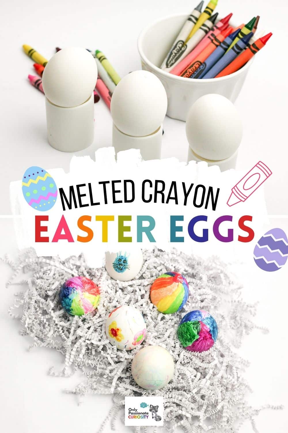 Melted Crayon Easter Egg Craft