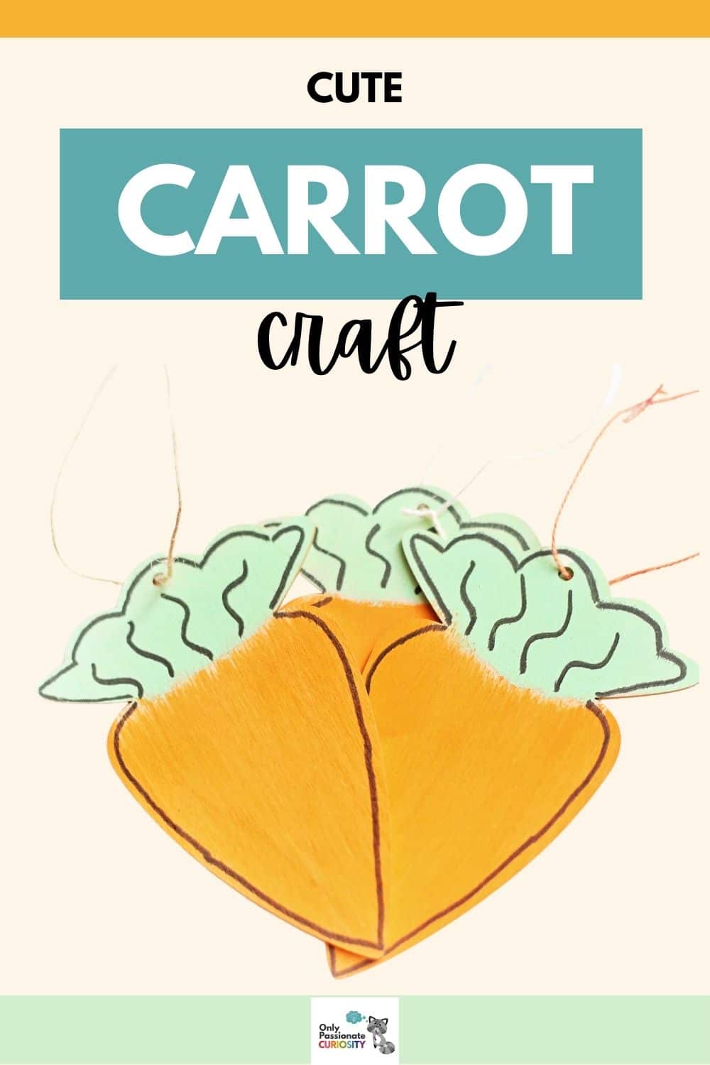 Cute Carrot Craft