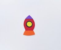 Cute and Easy Rocket Bookmark Craft