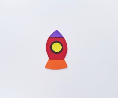Cute and Easy Rocket Bookmark Craft