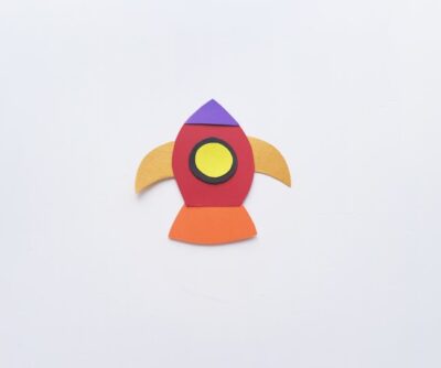 Cute and Easy Rocket Bookmark Craft