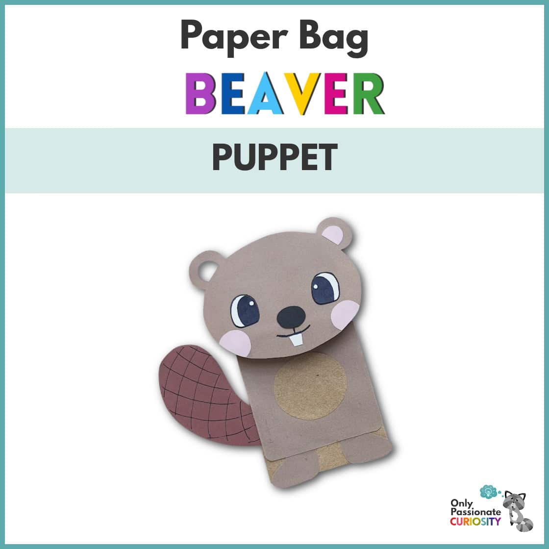 Paper Bag Beaver Puppet