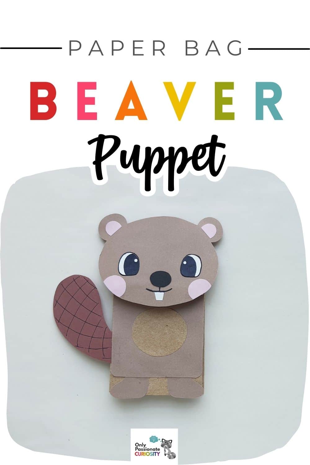 Paper Bag Beaver Puppet