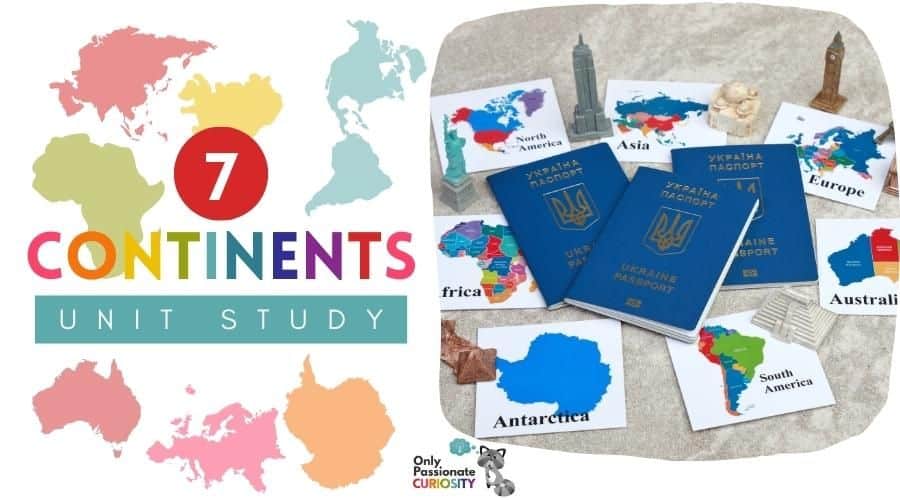 7 Continents Unit Study and Printable