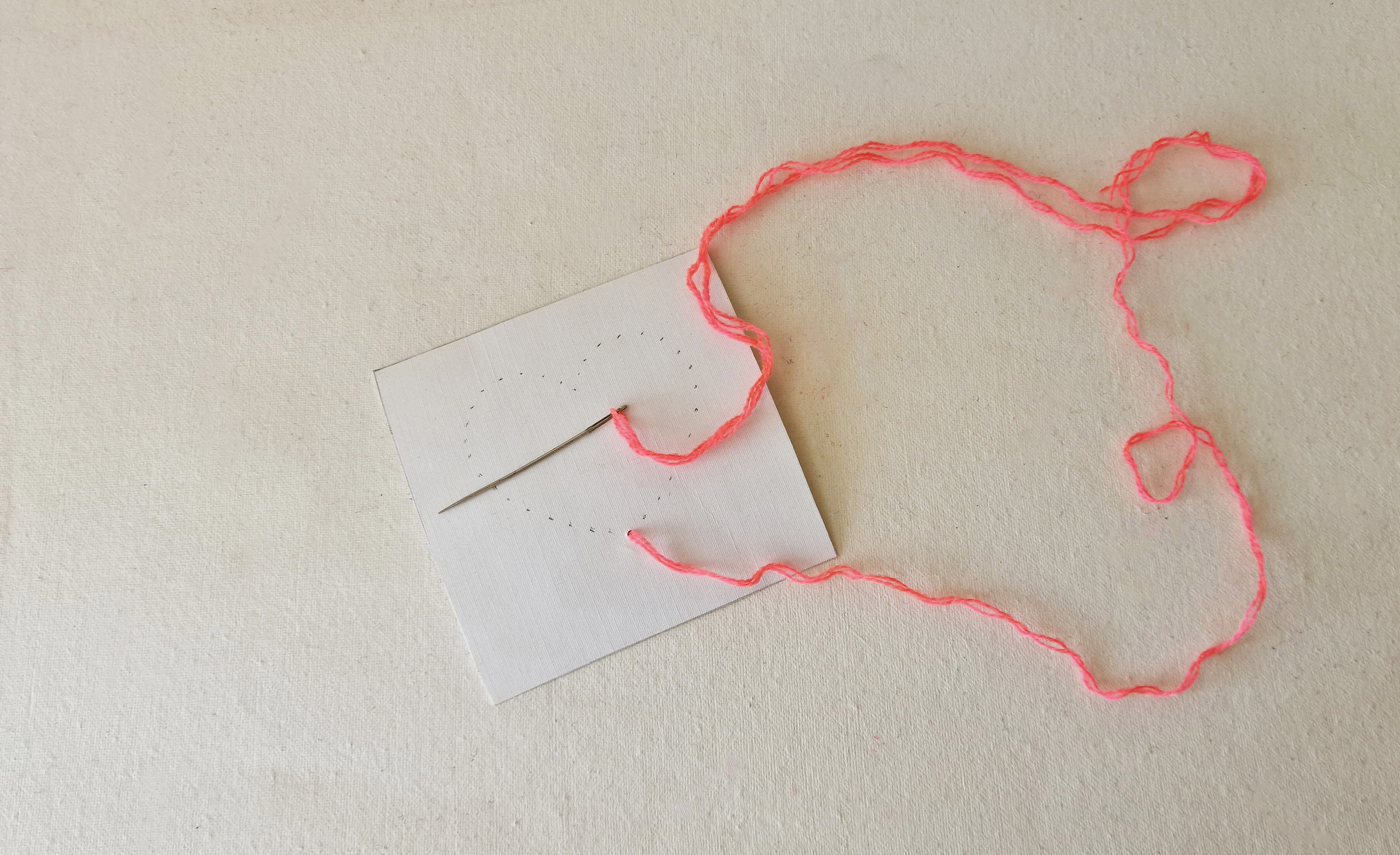 Stitched Heart Card Craft