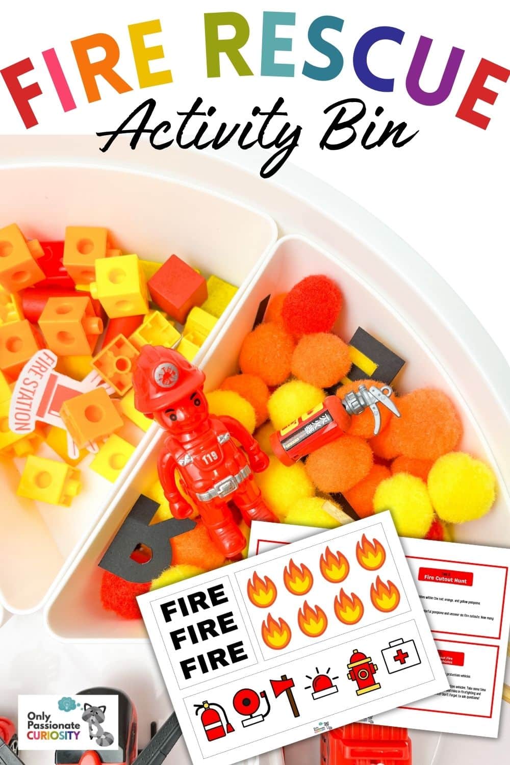 Fire Rescue Activity Bin