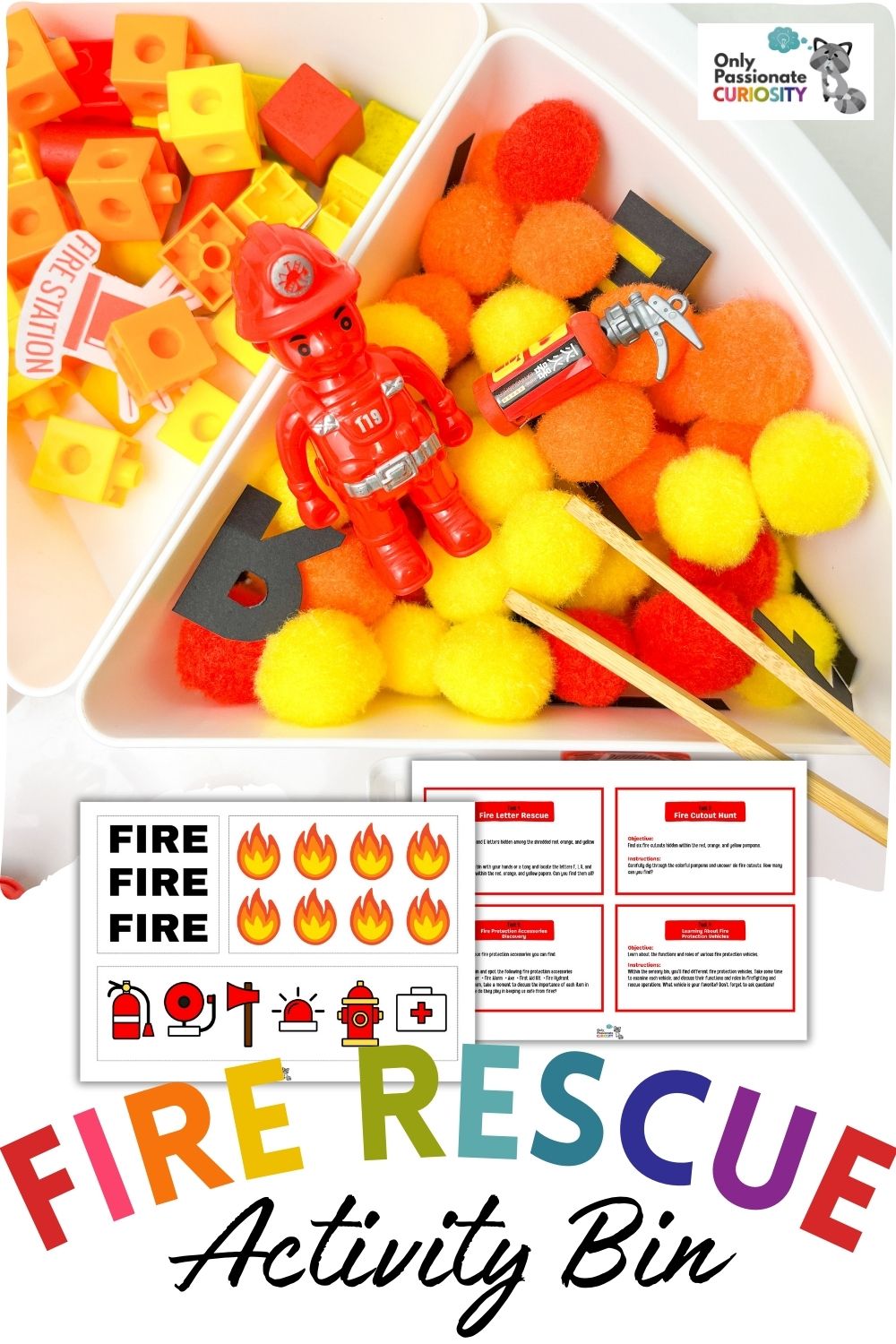 Fire Rescue Activity Bin