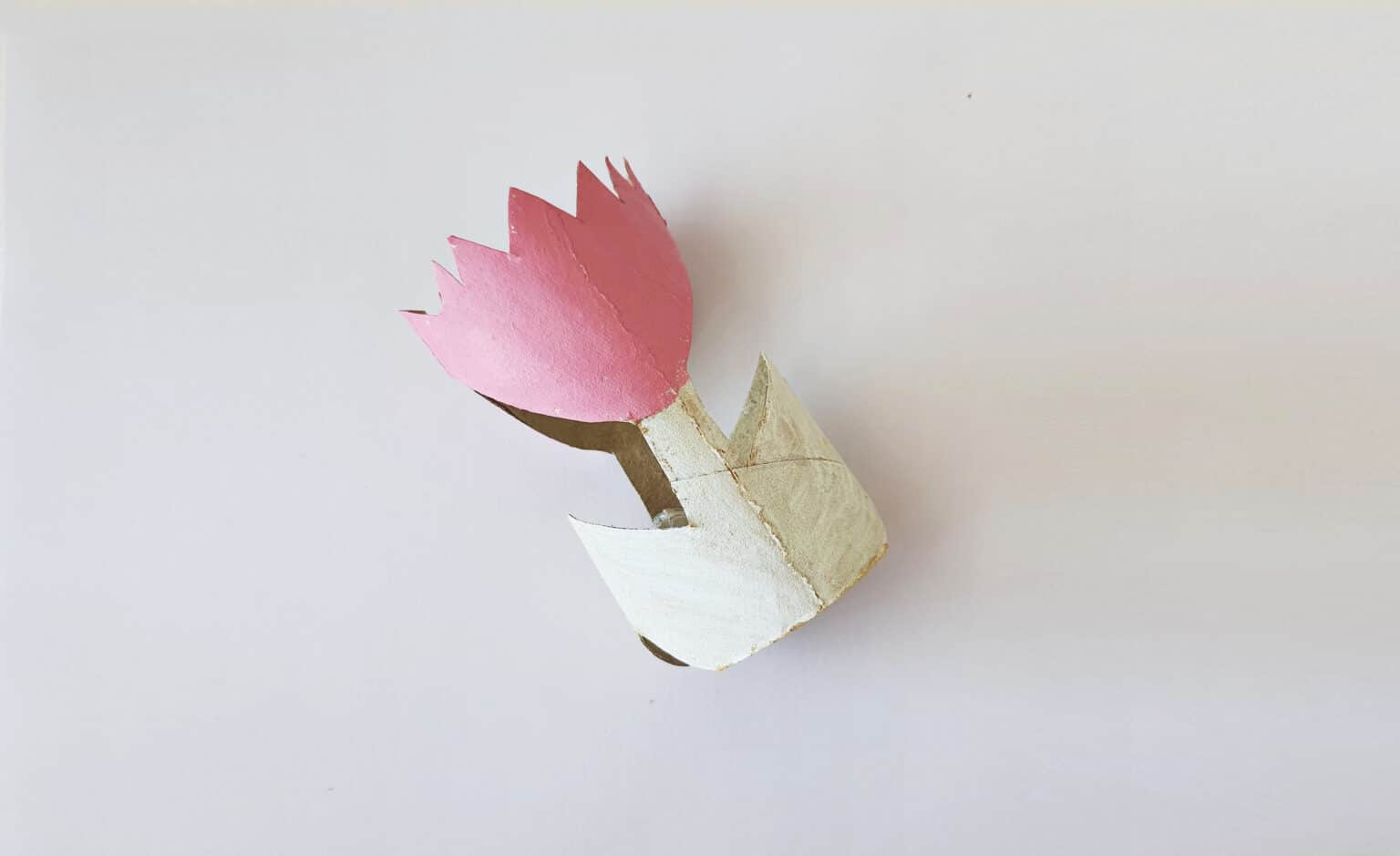 Toilet Paper Roll Tulip Craft