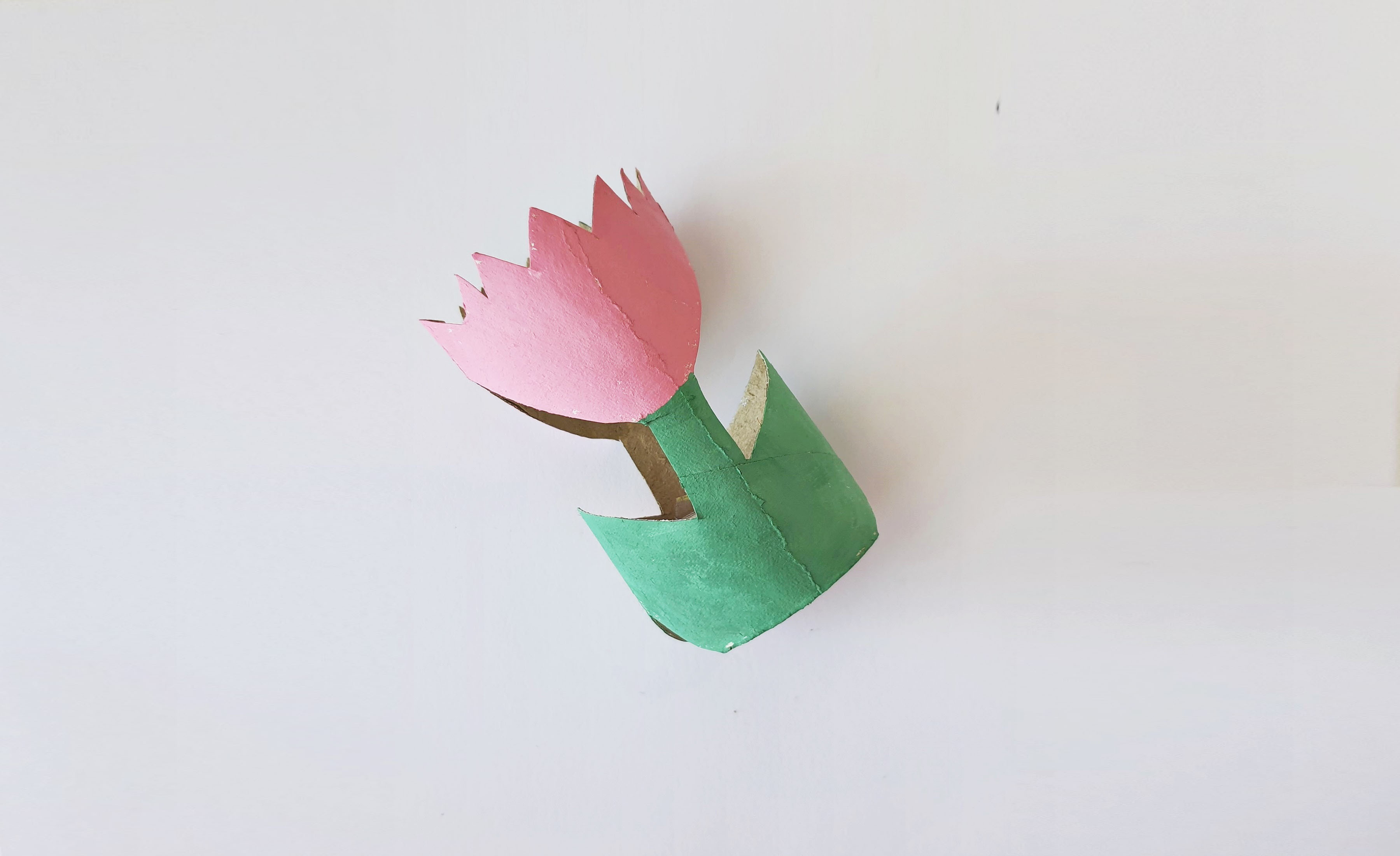 Toilet Paper Roll Tulip Craft