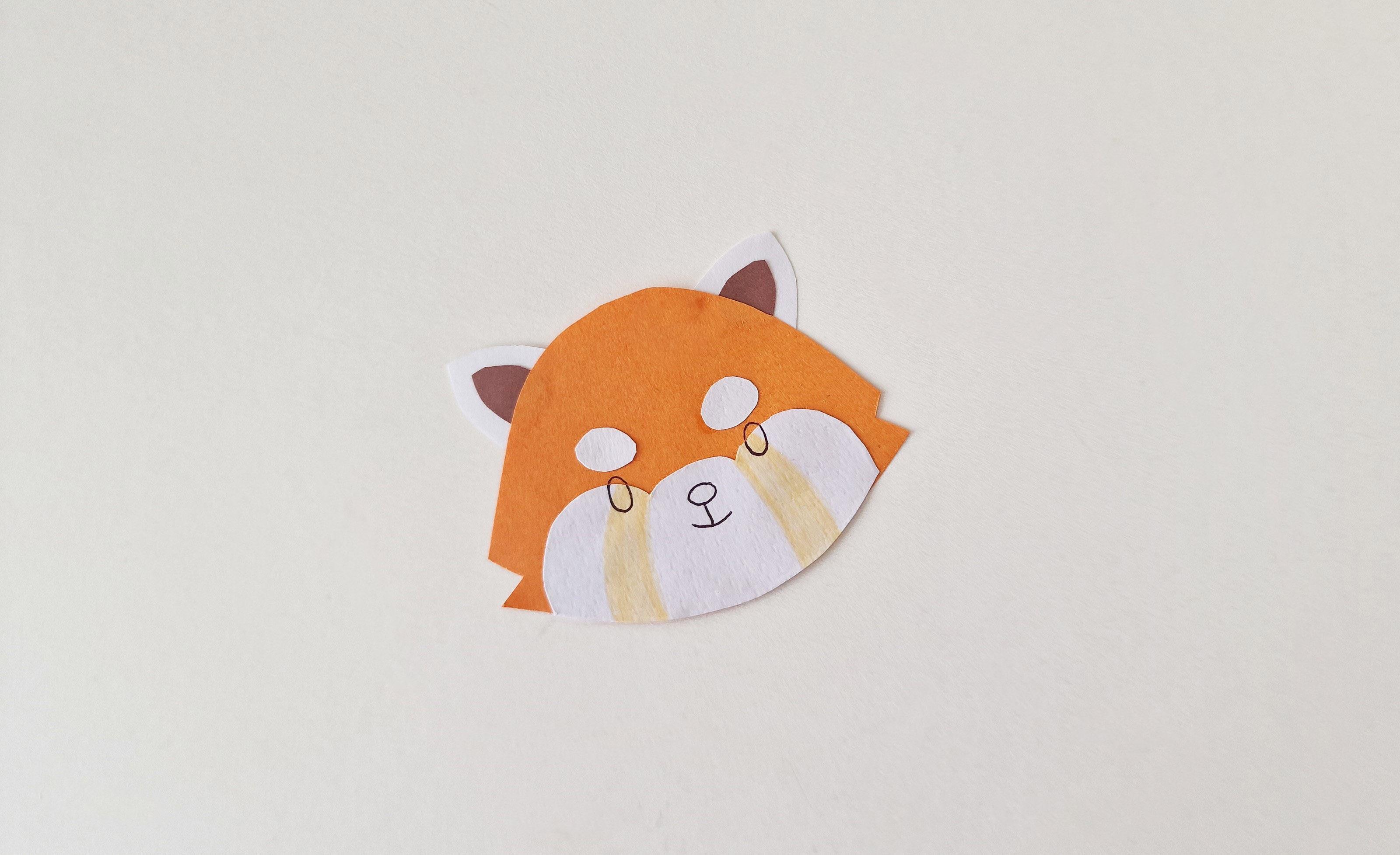 Red Panda Bookmark Craft