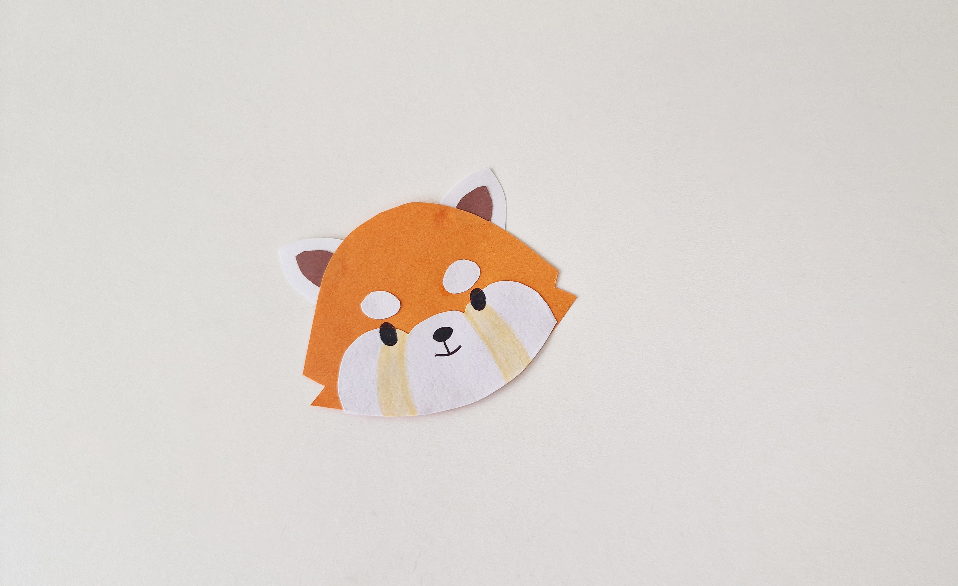 Red Panda Bookmark Craft