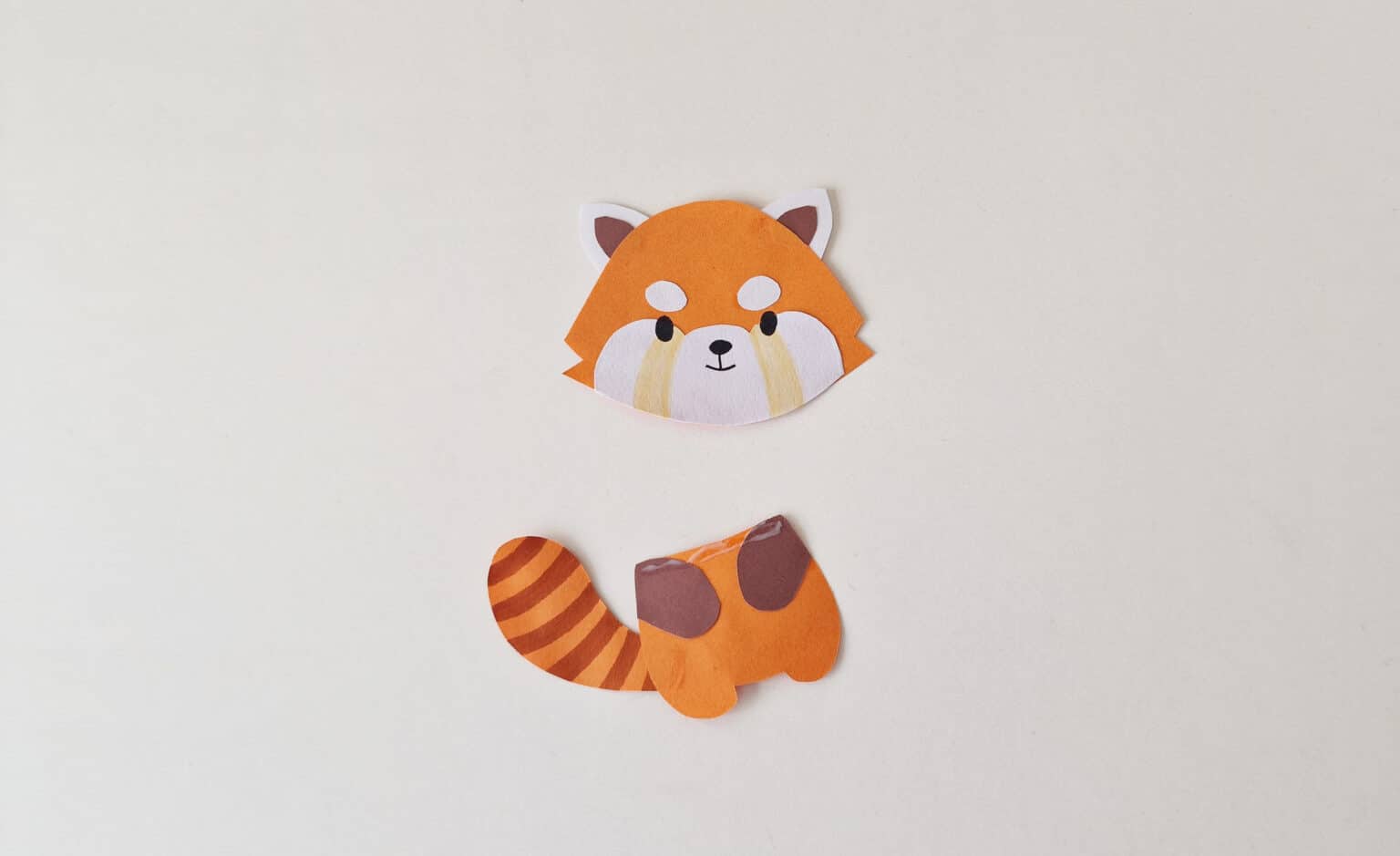 Red Panda Bookmark Craft