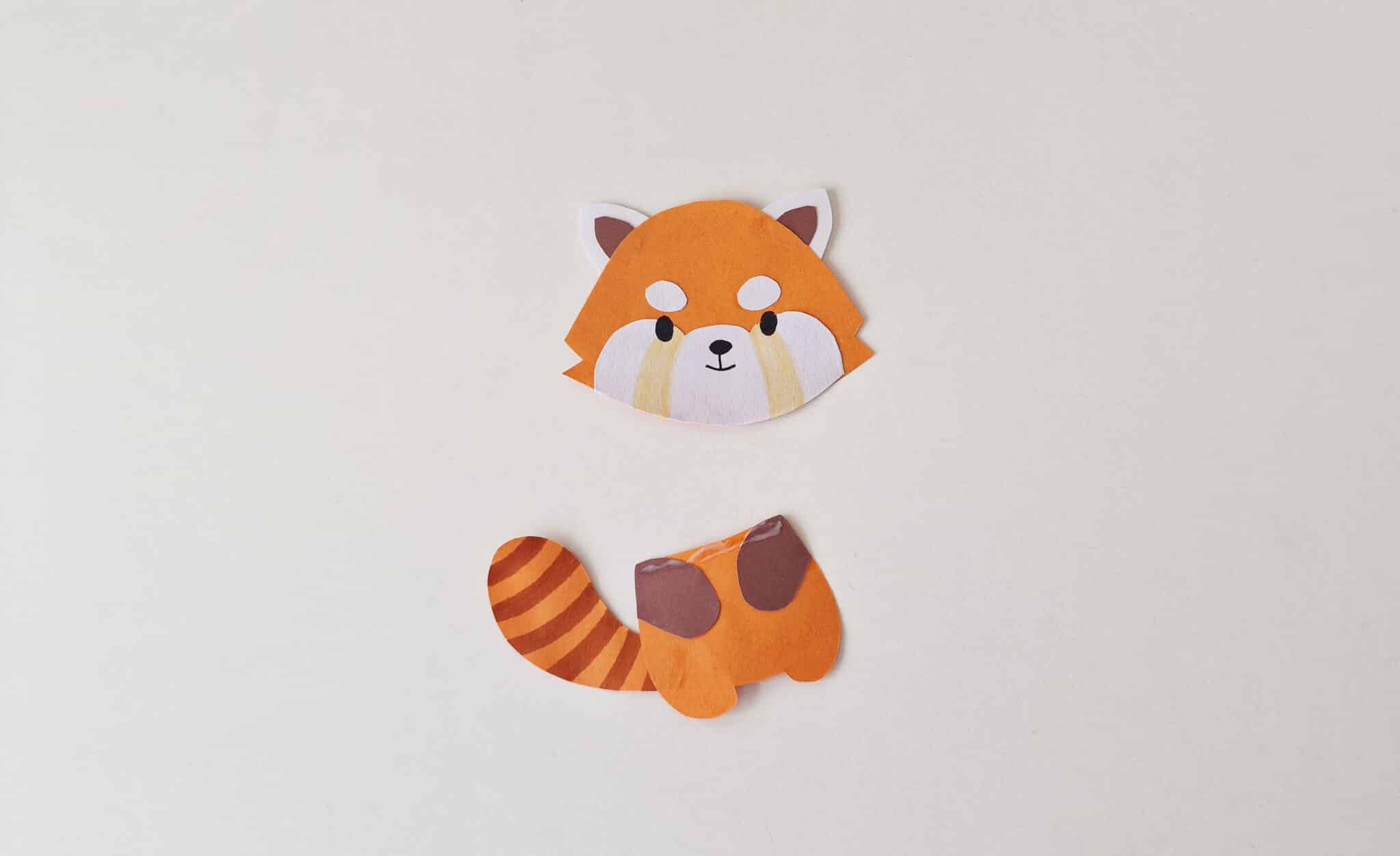 Red Panda Bookmark Craft