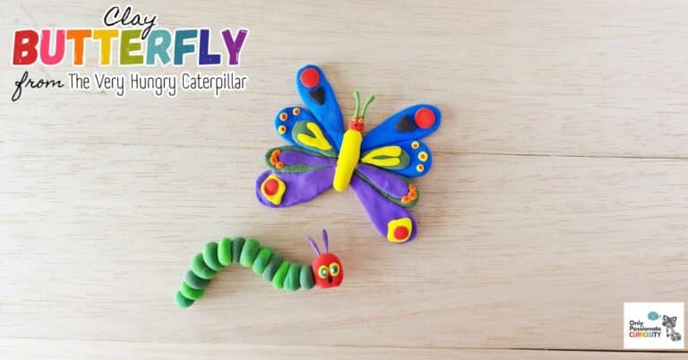 Clay Butterfly from The Very Hungry Caterpillar