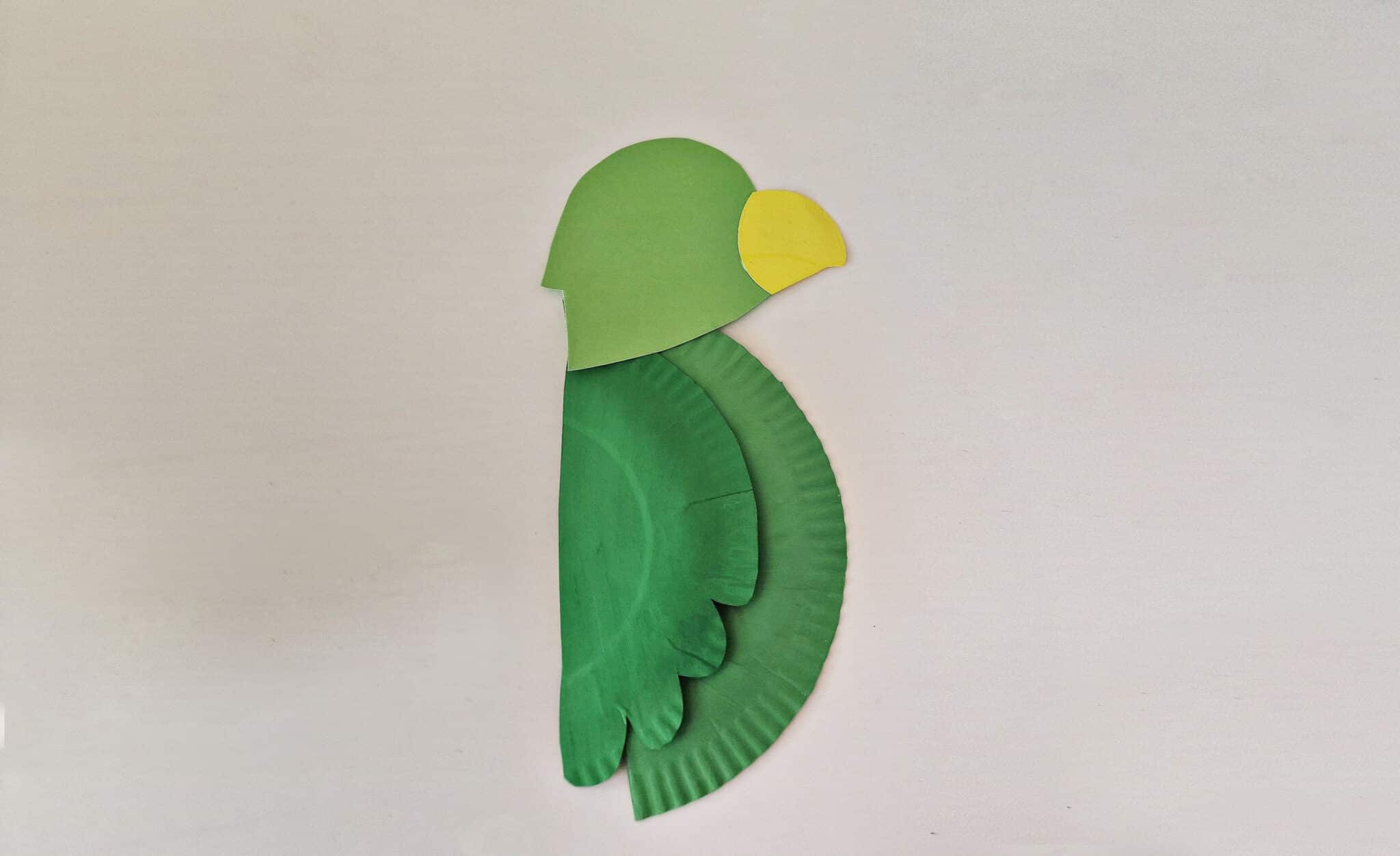 Mixed Media Parrot Craft