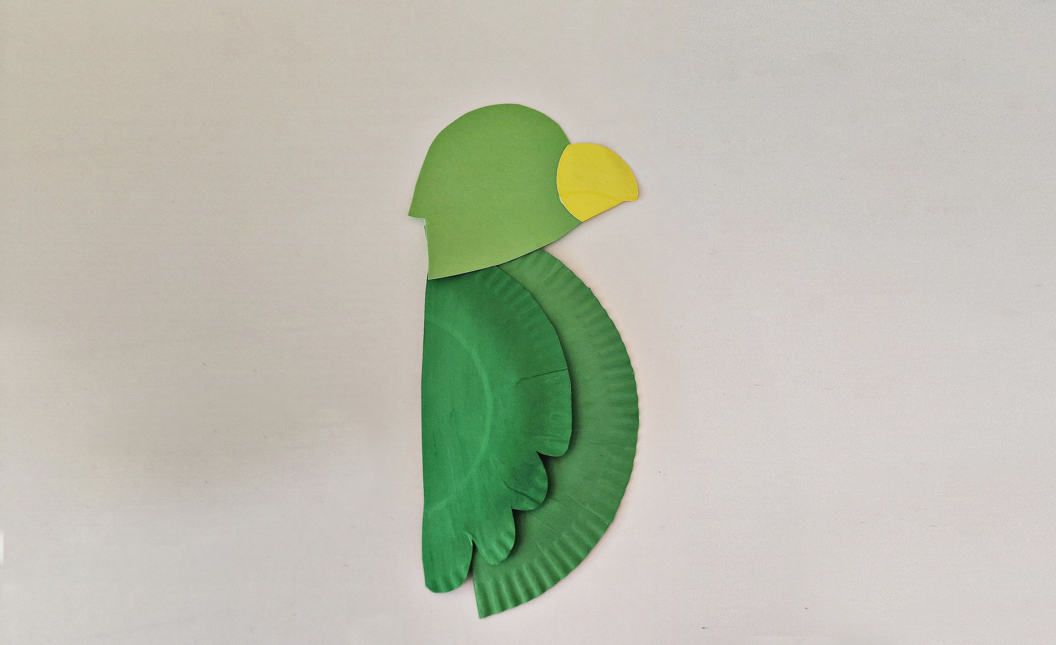Mixed Media Parrot Craft