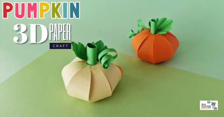 3D Papercraft Pumpkin