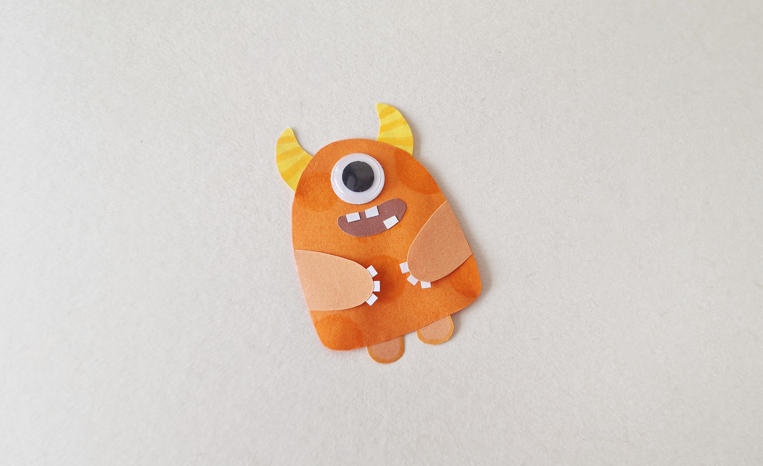 Colorful Monster Hug Bookmark Craft
