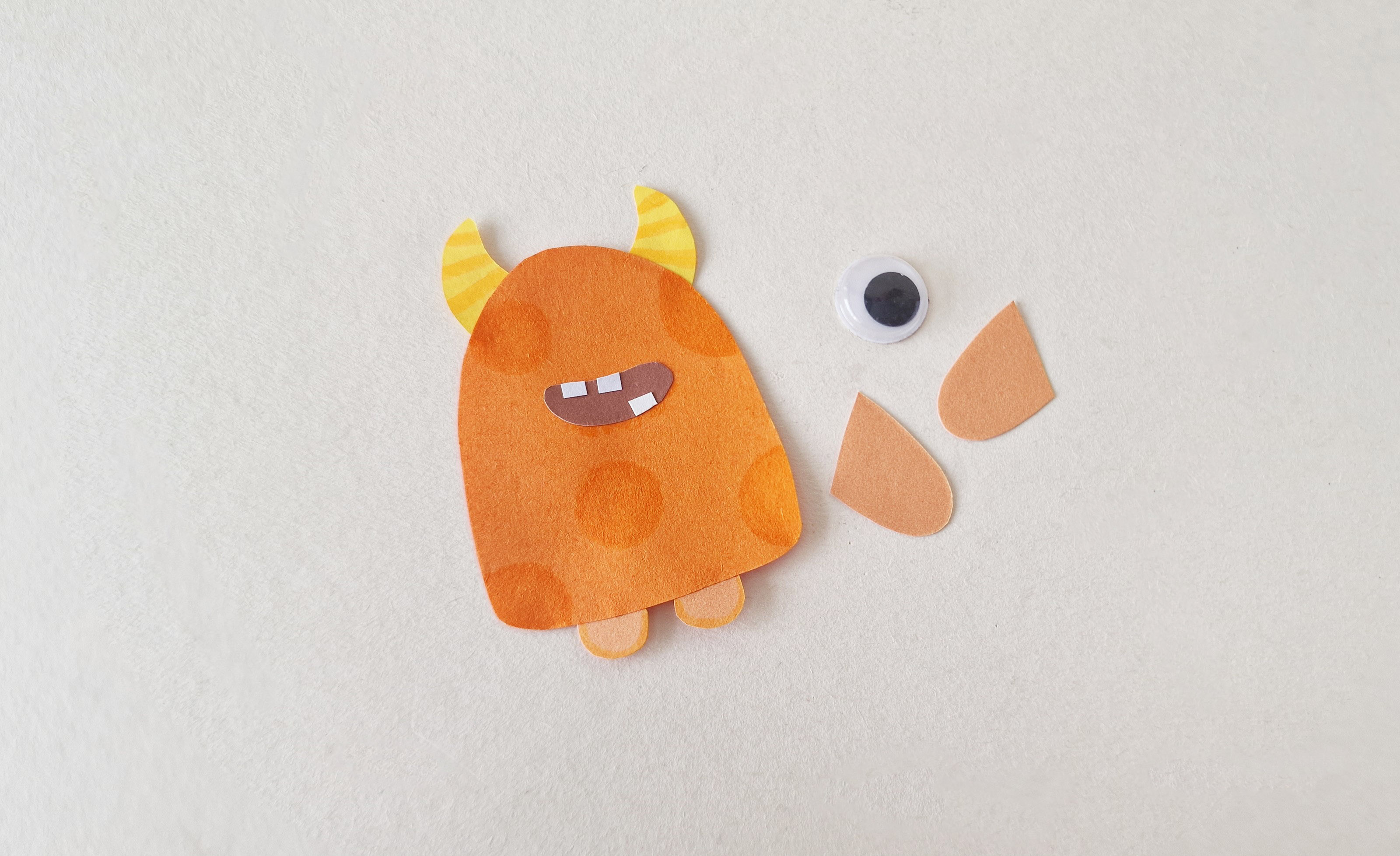 Colorful Monster Hug Bookmark Craft
