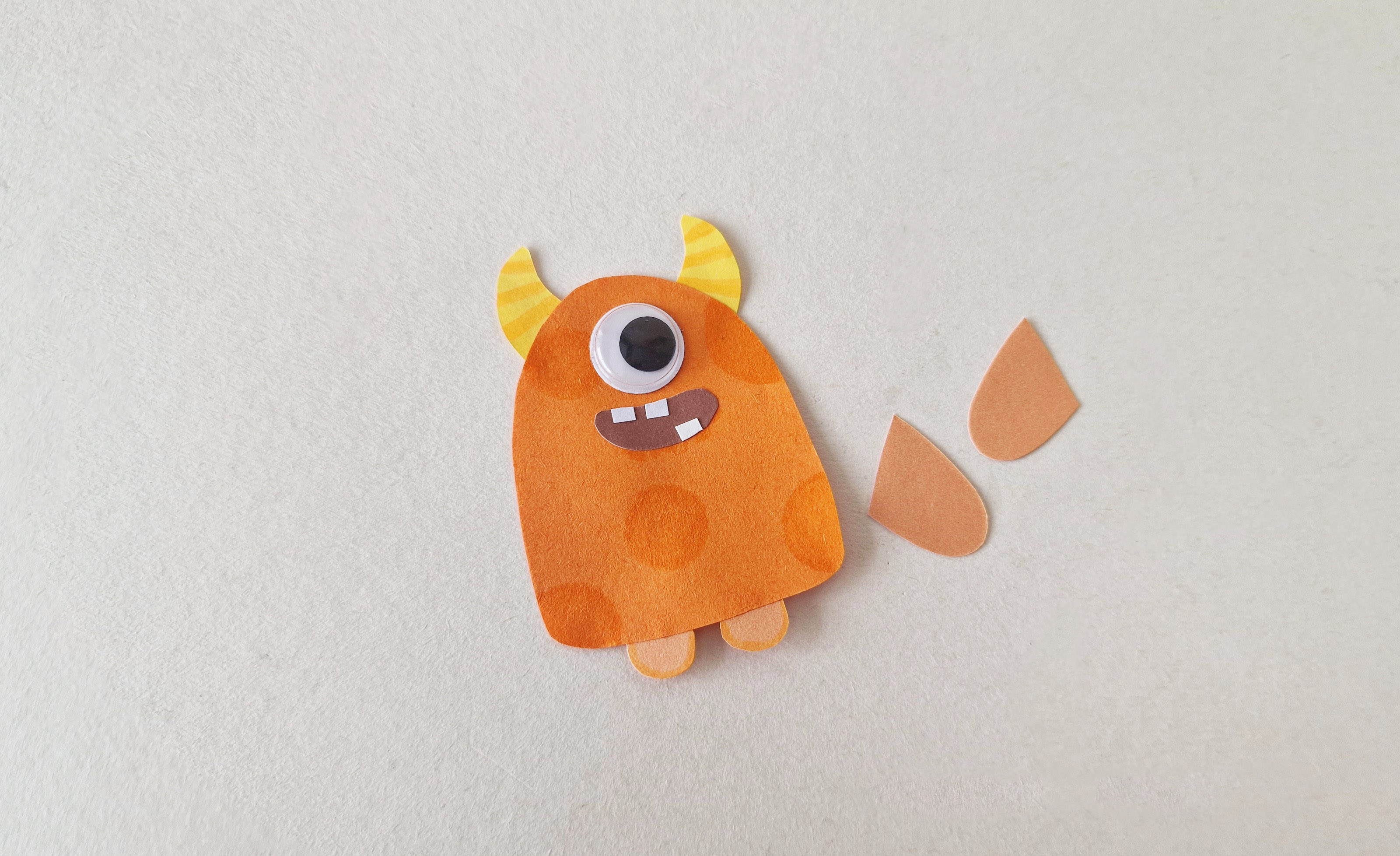 Colorful Monster Hug Bookmark Craft