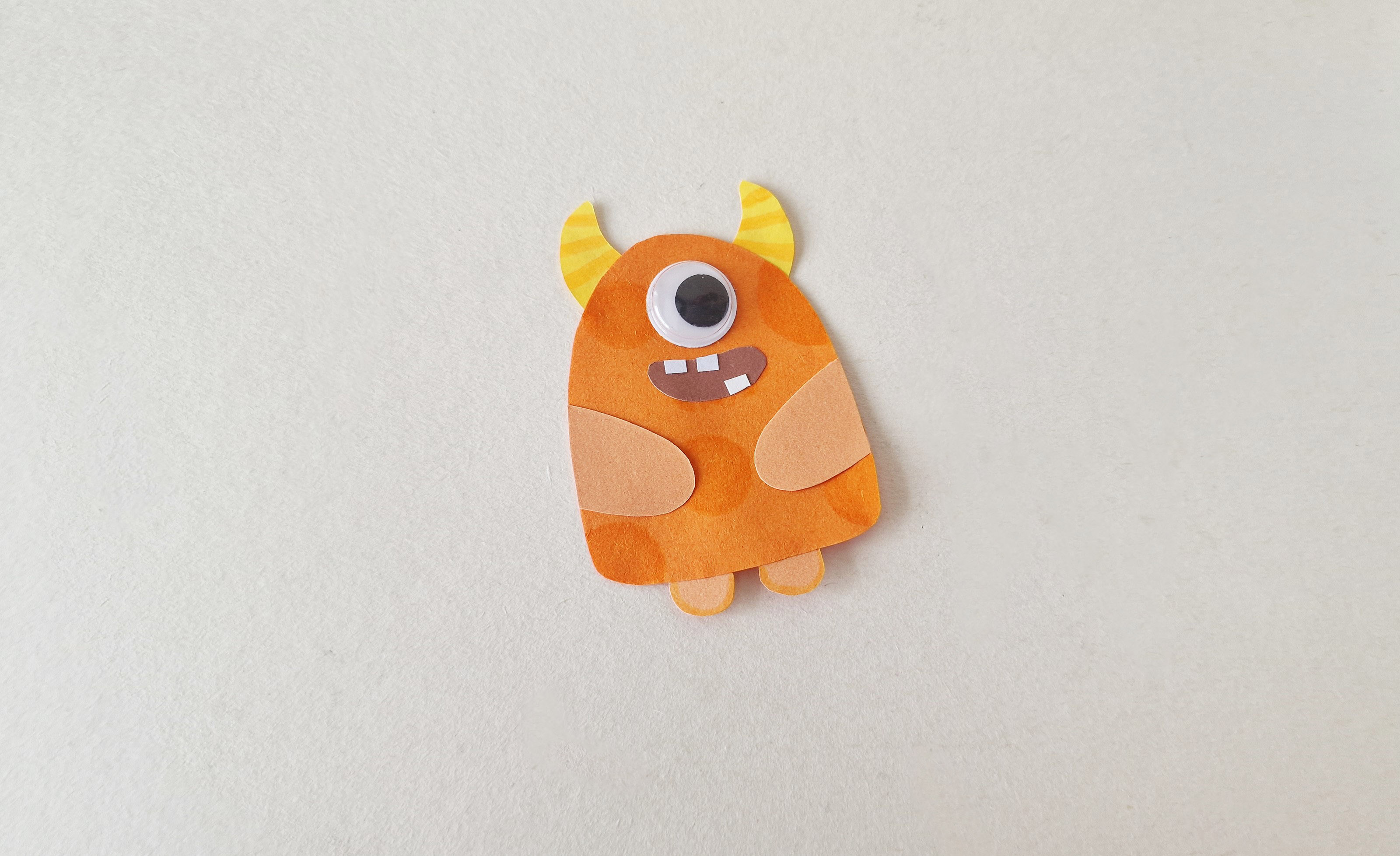 Colorful Monster Hug Bookmark Craft