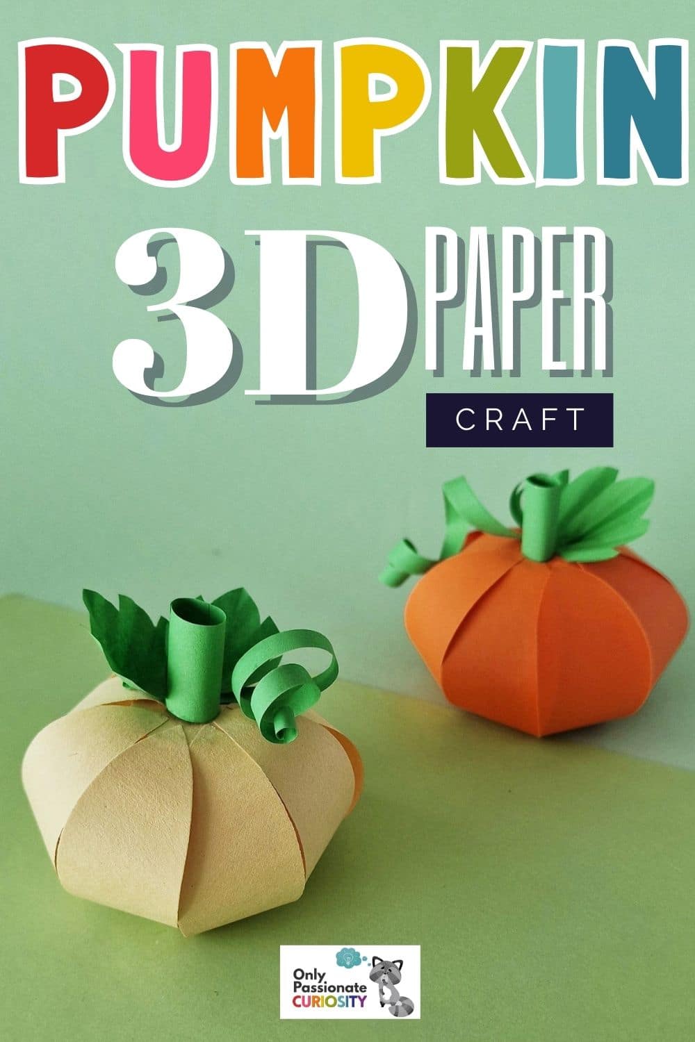 3D Papercraft Pumpkin