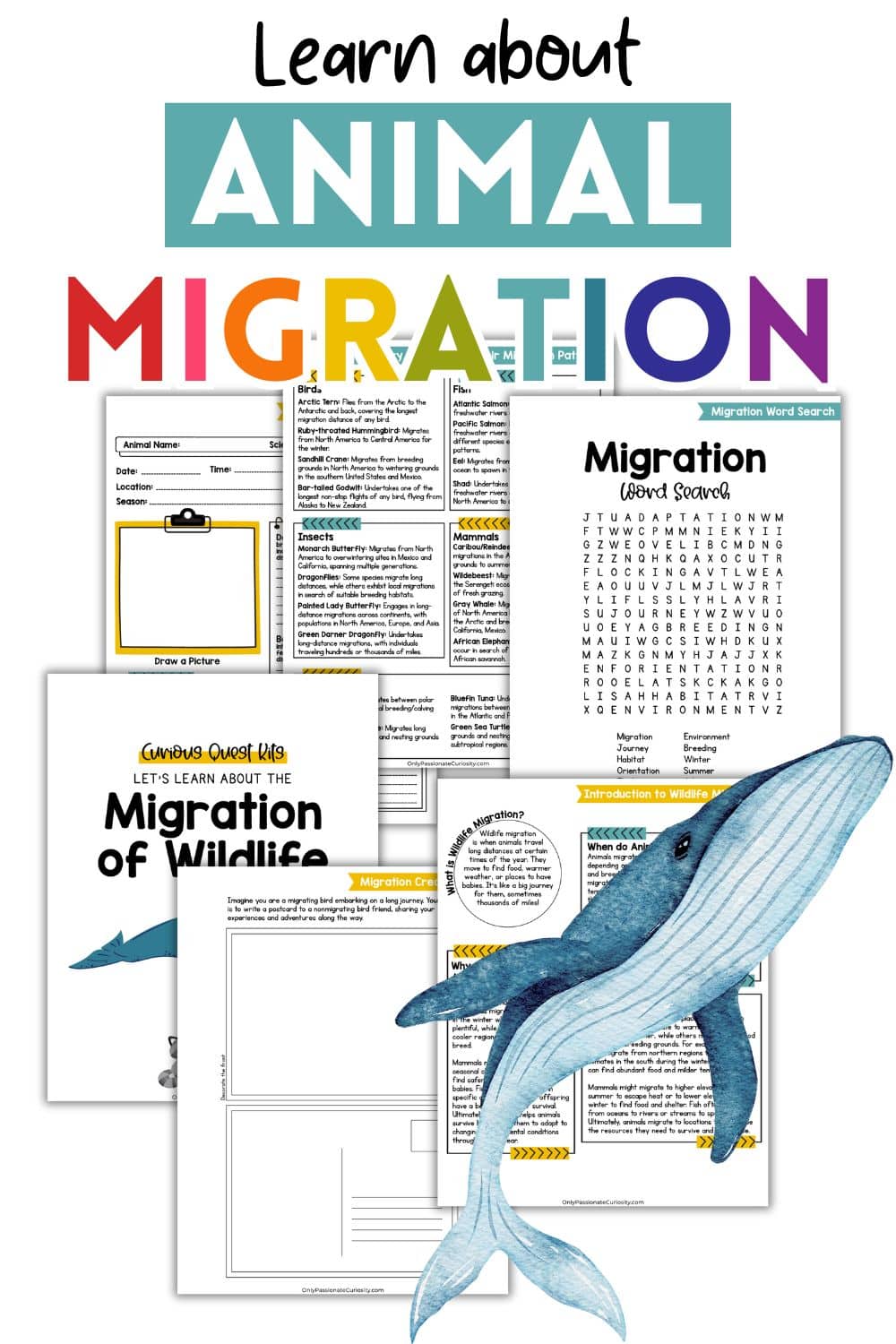 Animal Migration Mini Unit Study