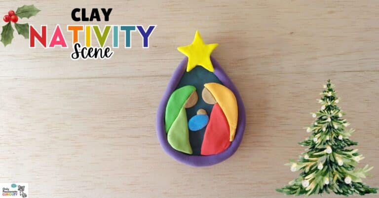Clay Nativity Scene