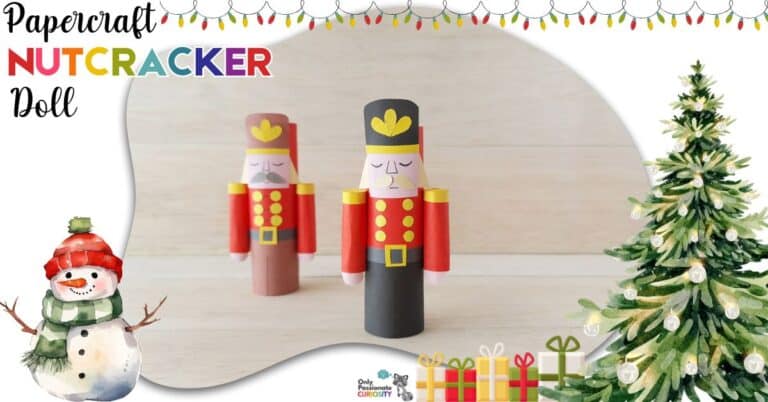 Papercraft Nutcracker Doll