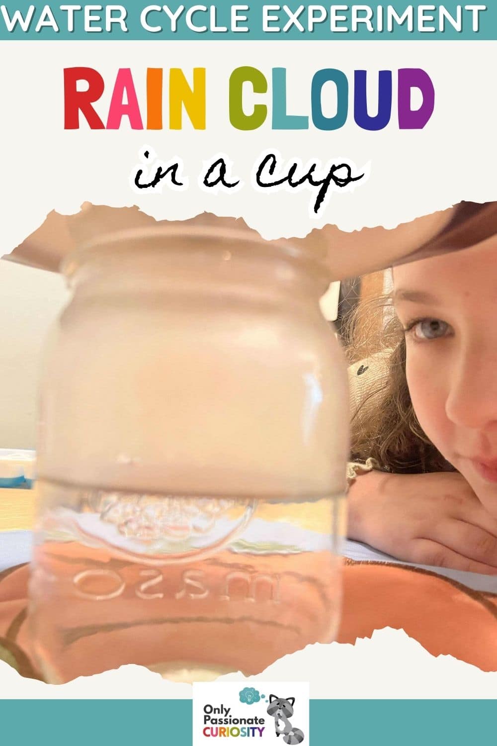 Water Cycle Experiment: Rain Cloud in a Cup