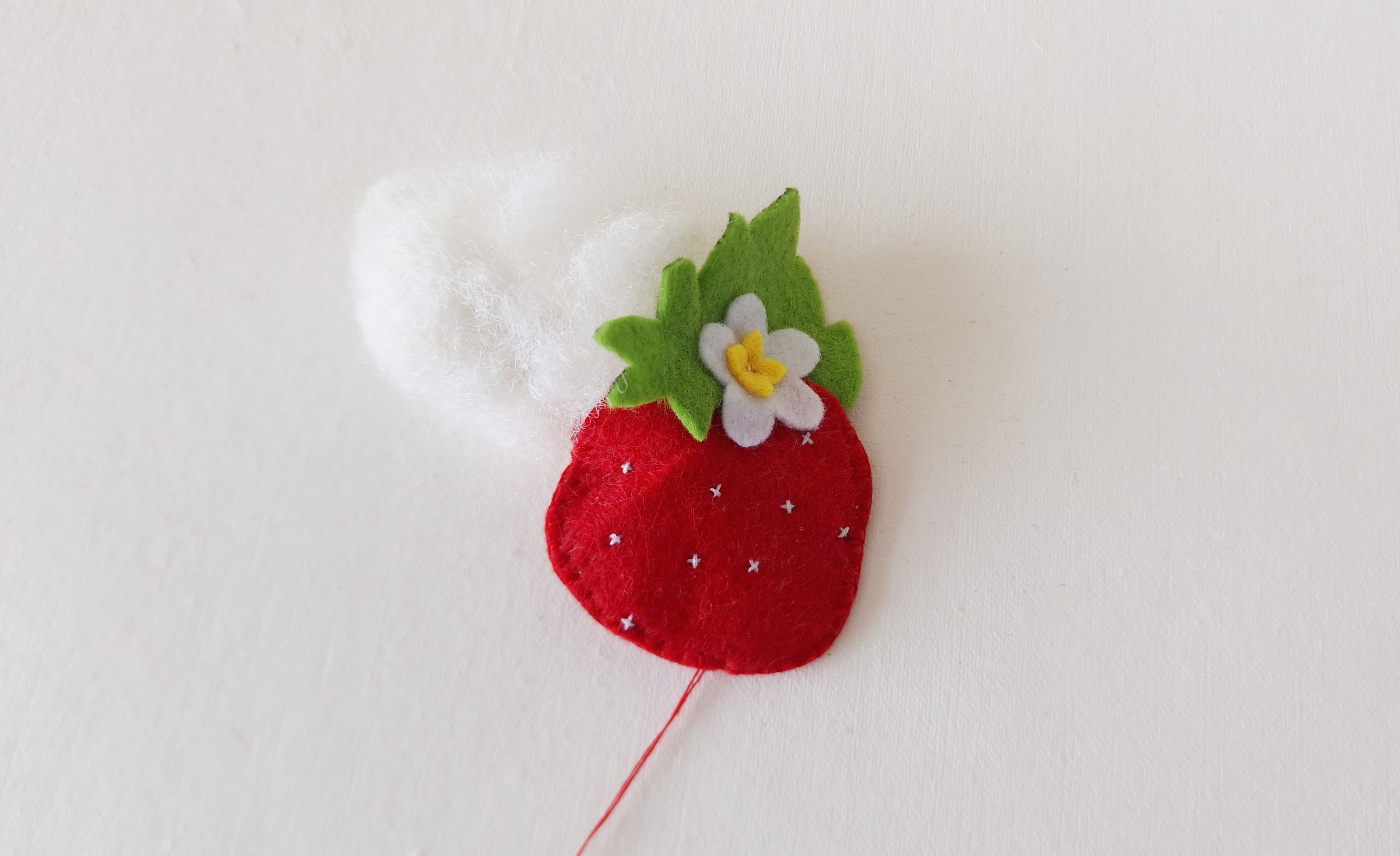 Felt Strawberry Craft