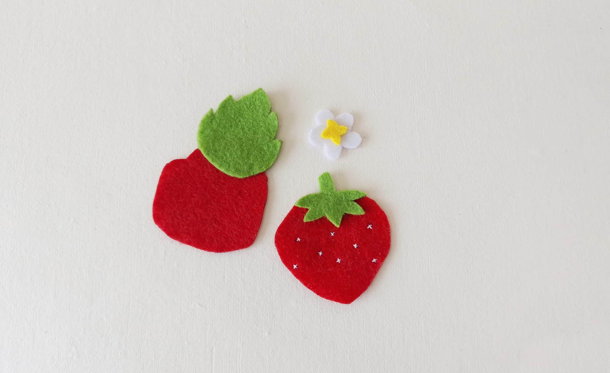 Felt Strawberry Craft