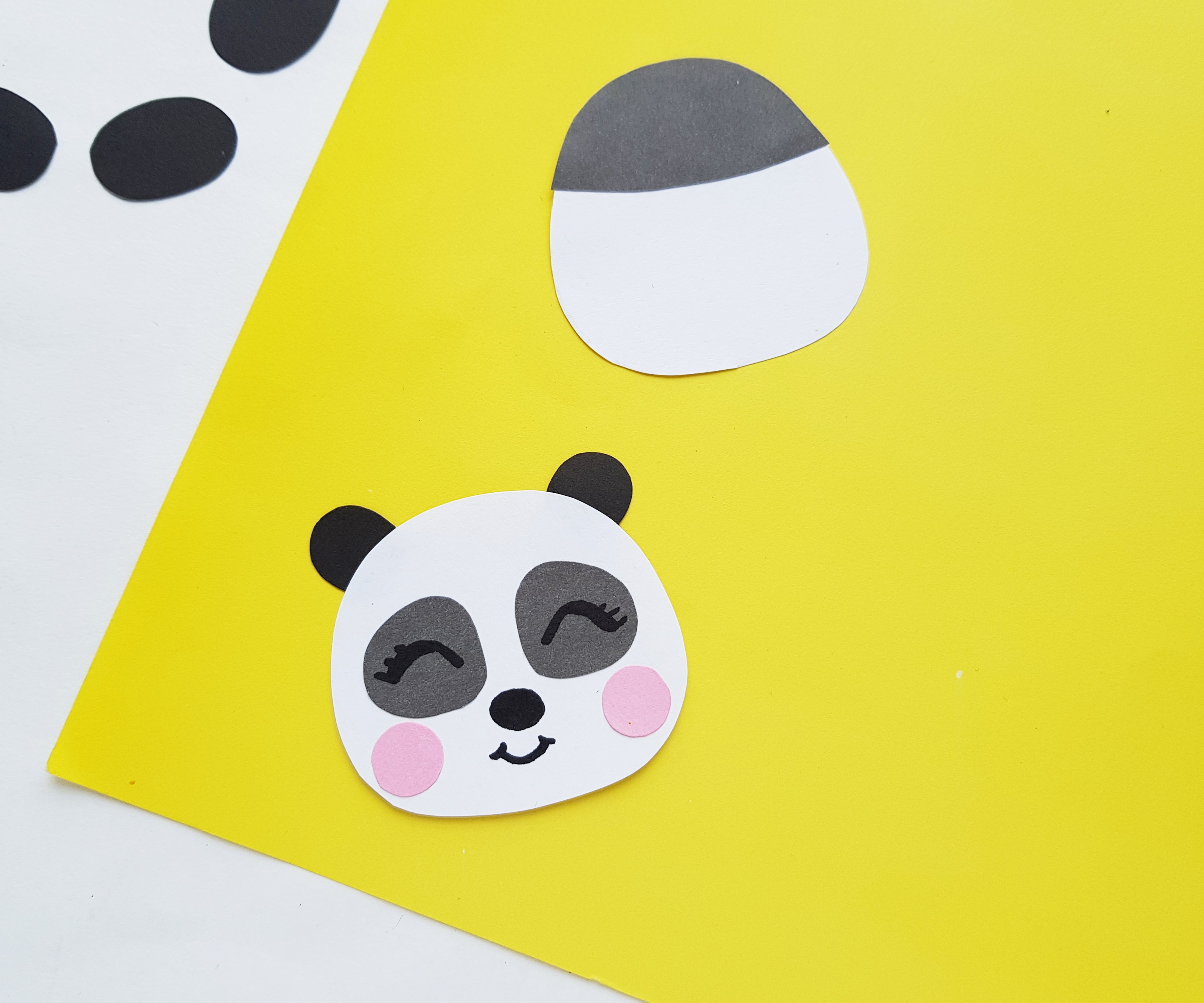 Panda Hug Bookmark Craft