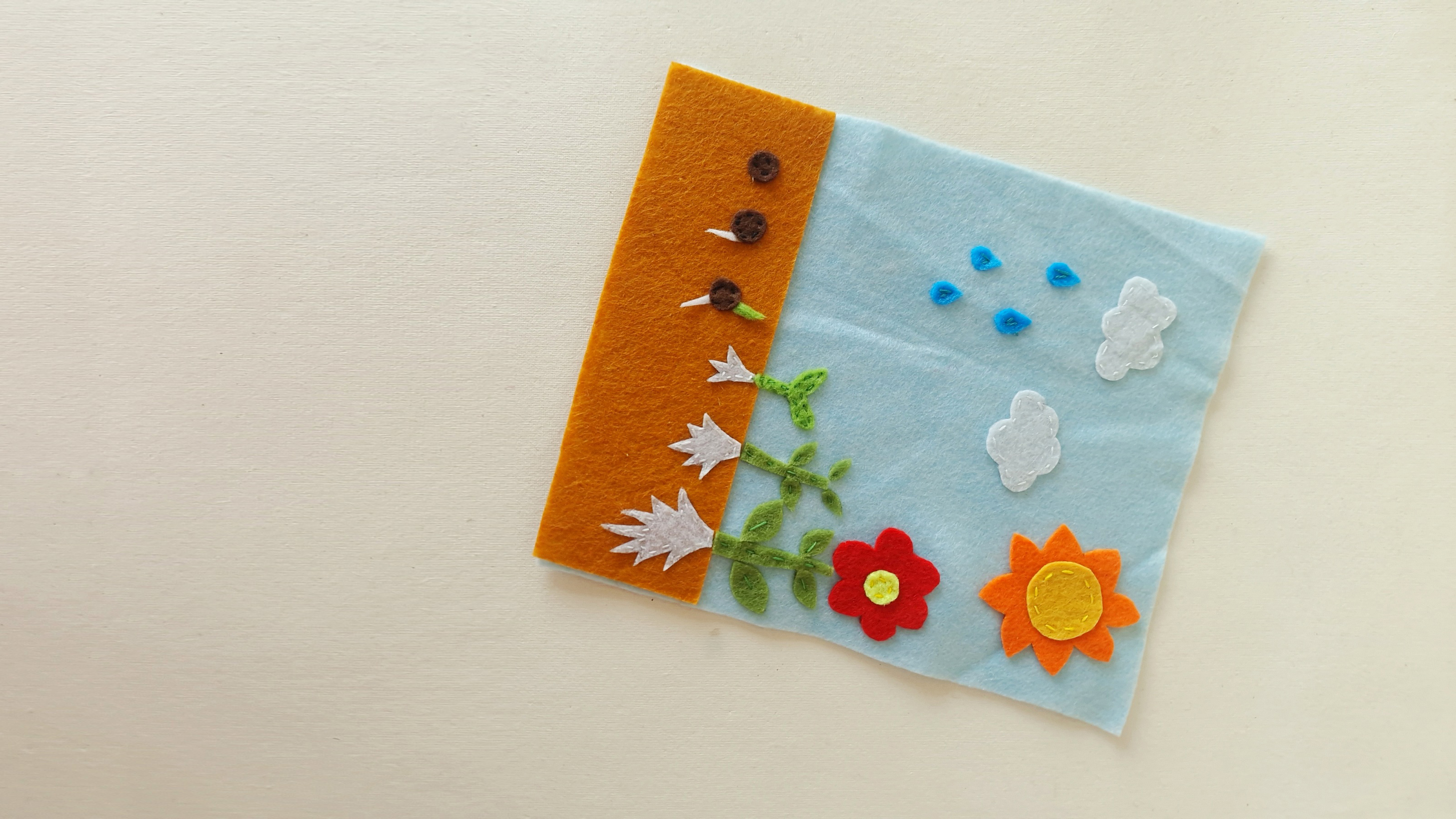 Felt Flower Life Cycle Craft