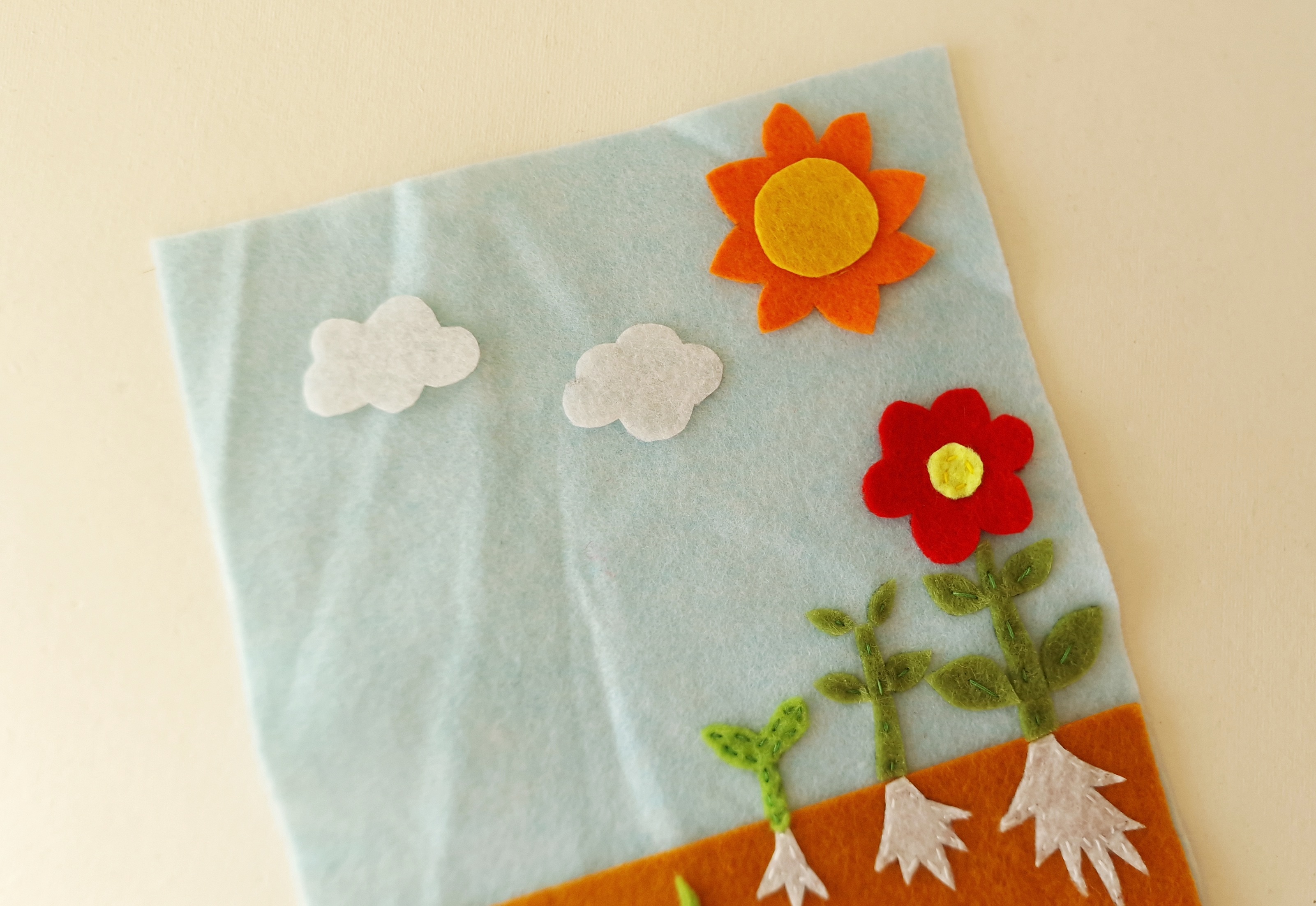 Felt Flower Life Cycle Craft